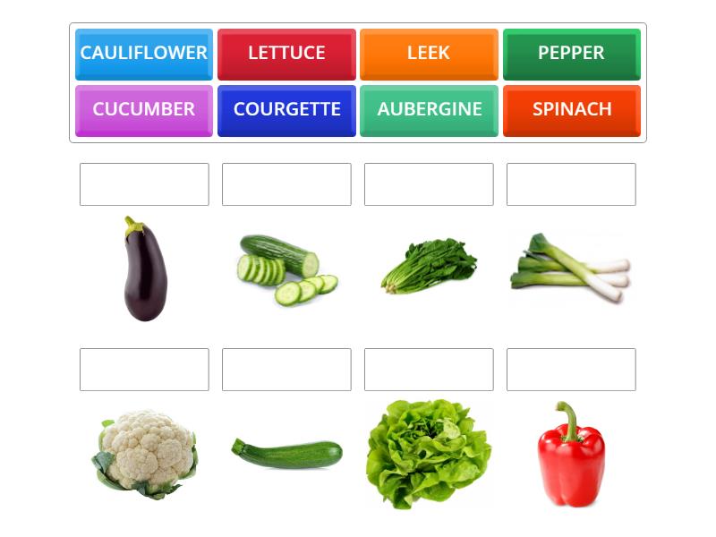 @silvia_coros · VEGETABLES - Match up