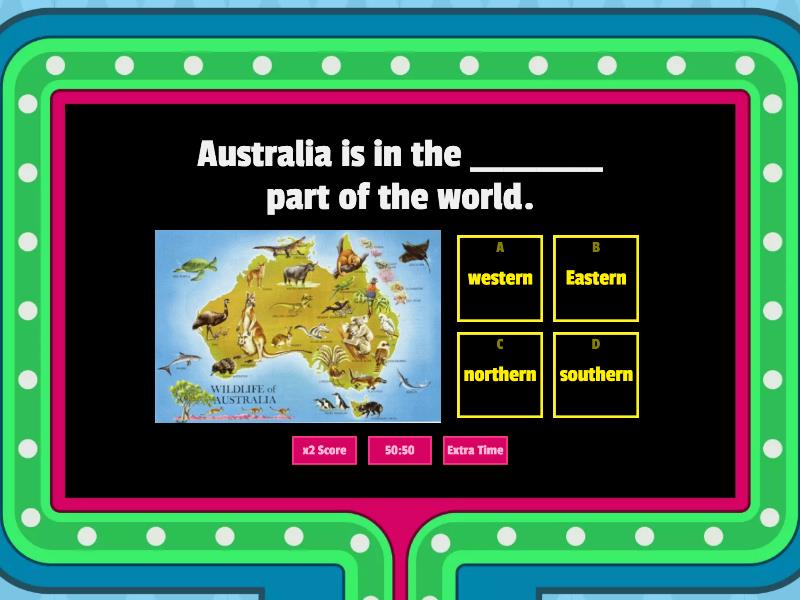 Australia - Gameshow quiz