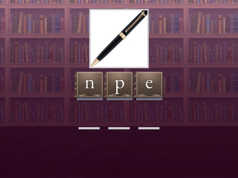 Super Minds 1 At school - Anagram