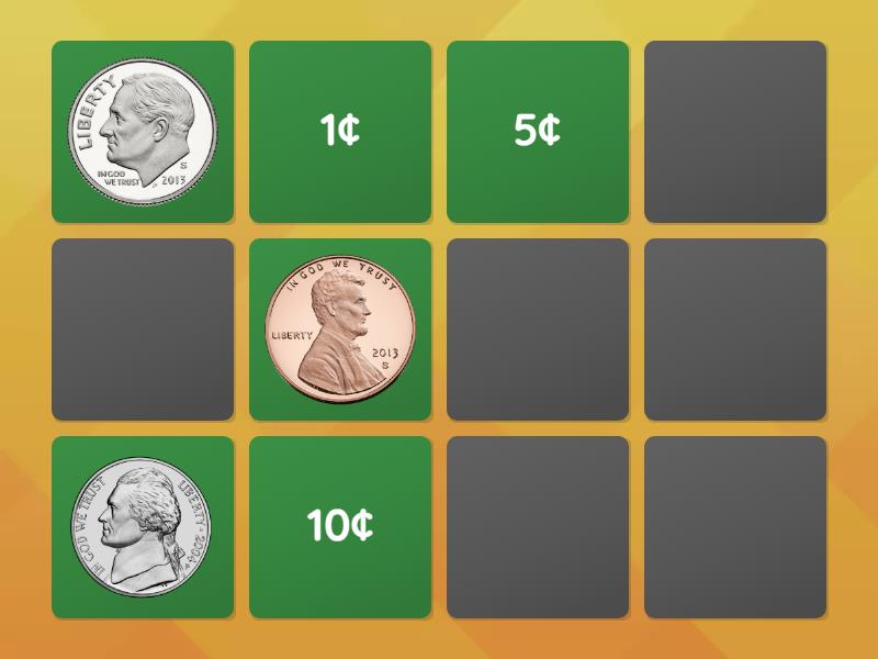 US Coins - Matching pairs