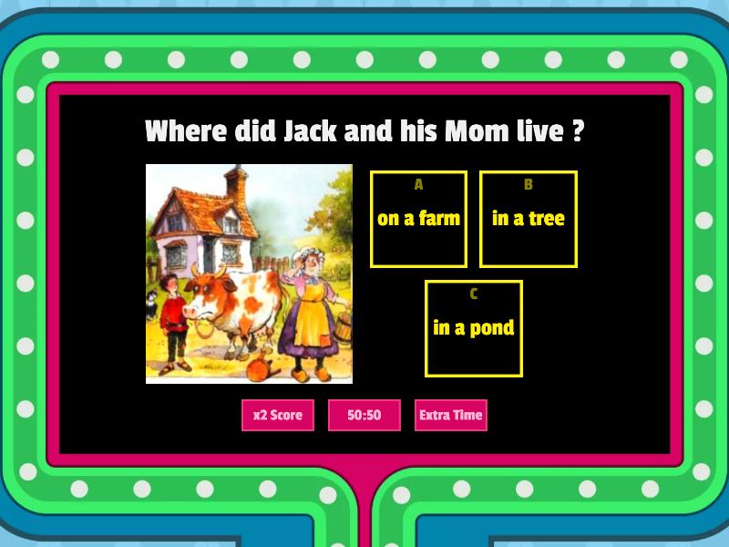 Jack and the Beanstalk - Gameshow quiz