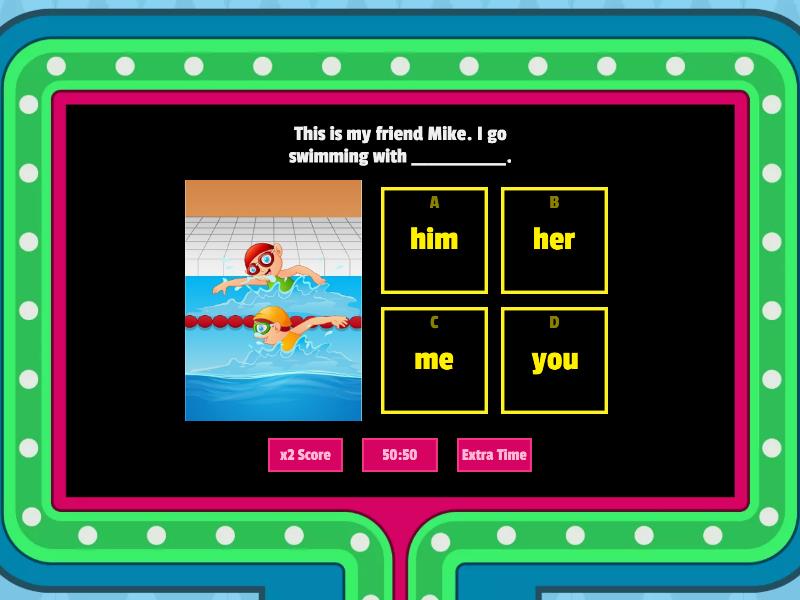3A Object pronouns - Gameshow quiz