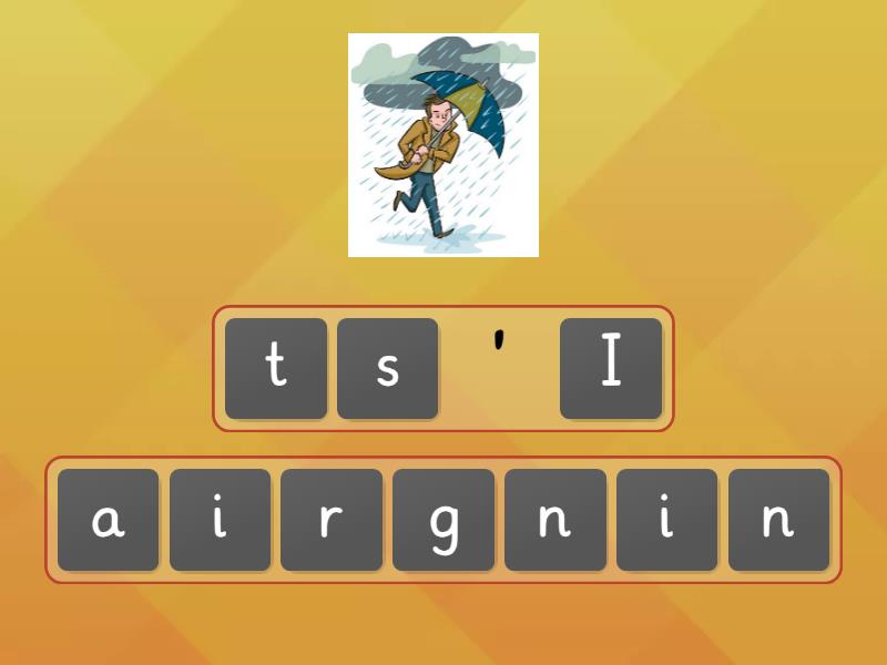 Family and Friends 2 Unit 10 It's hot today - Anagrama