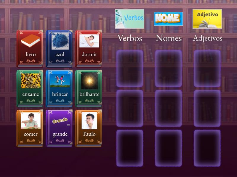 Classes de Palavras - Group sort