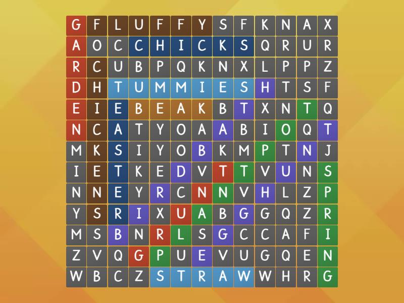 Peppa pig Spring - Wordsearch