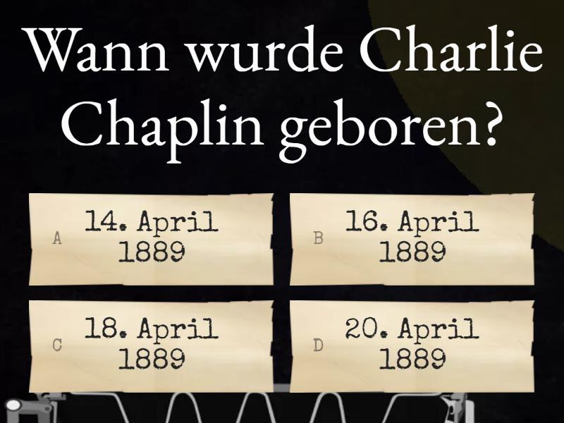 Charlie Chaplin - Quiz