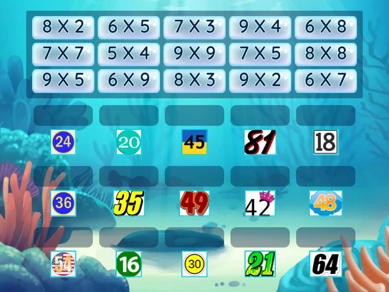 MULTIPLICATION - Match up