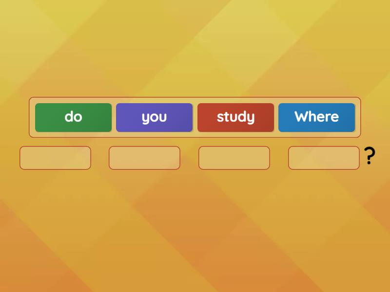 Simple present: wh-questions - Complete the sentence