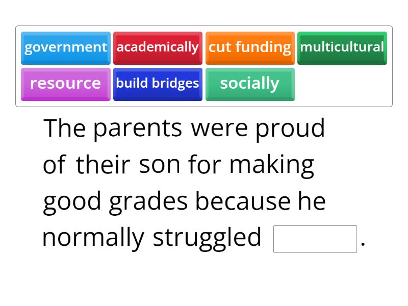 Module 9 lesson 6 Vocabulary Practice (3) - Complete the sentence