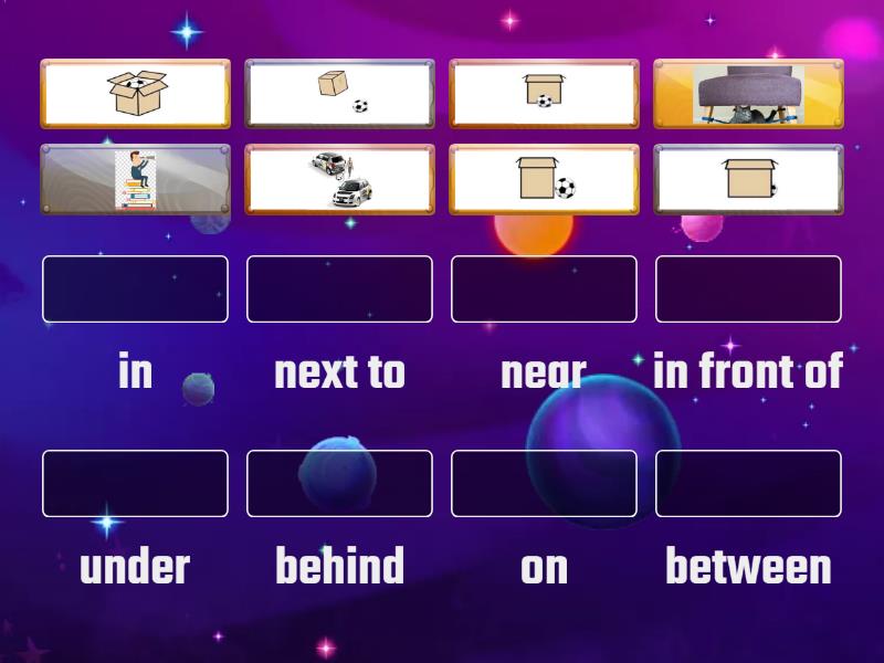 preposition - Match up