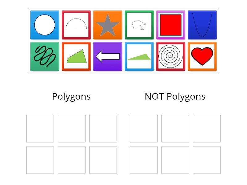 Polygon or Not a Polygon Sort - Group sort