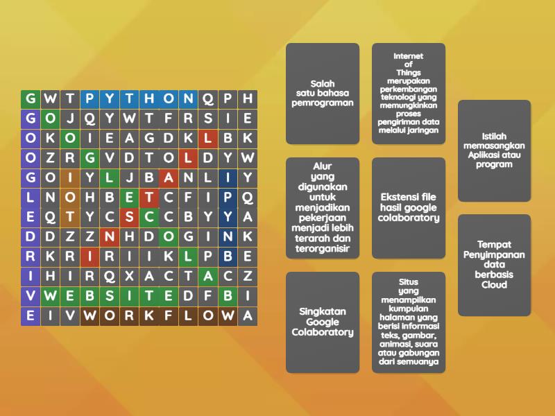Bab Analisis Data - Wordsearch