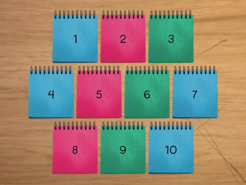 NUMBERS 1 TO 10 - Open the box