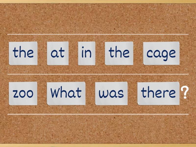 Wh-questions was/were - Desembaralhe