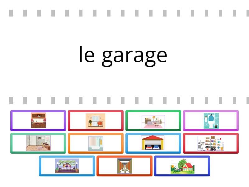 les parties de la maison - Cada oveja con su pareja