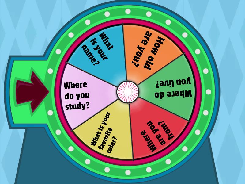 CEJAN Personal Information - Spin the wheel