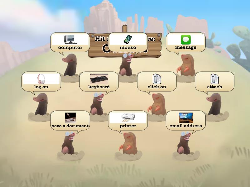 Computer - Whack-a-mole