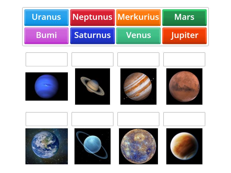 Berikan nama pada planetku ! - Match up