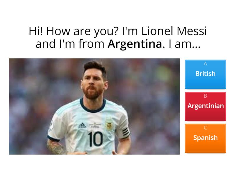 NATIONALITIES - Quiz