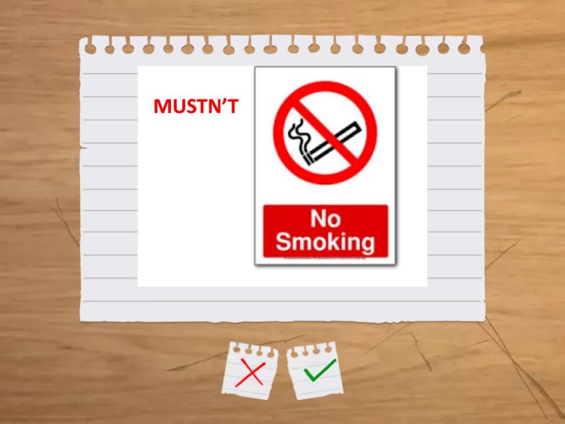 Can should must - Flash cards