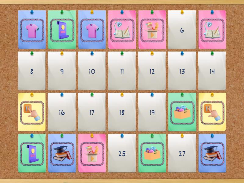 memory logo - Matching pairs