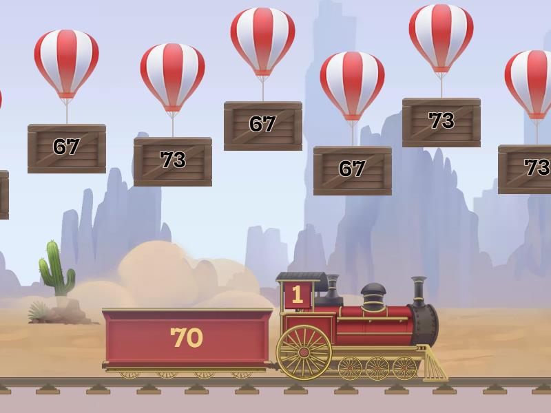 Rounding Number Nearest Ten - Balloon pop