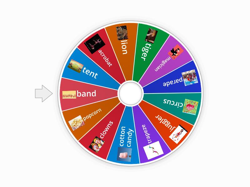 Circus Wheel - Spin the wheel