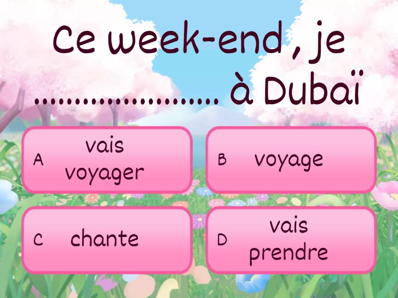 Le Futur Proche - Quiz