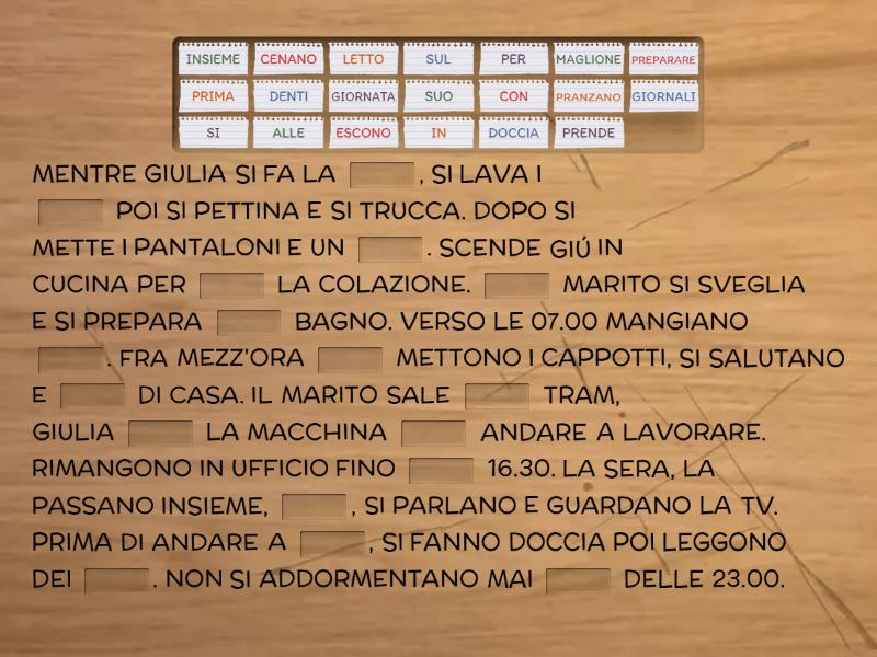 COMPLETA LE FRASI CON I VERBI ADATTI! ATTENZIONE CE NE SONO TRE PAROLE ...