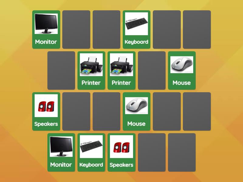 Parts of the Computer I - Matching pairs
