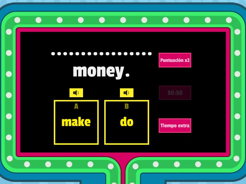 Make Vs Do Gameshow Quiz