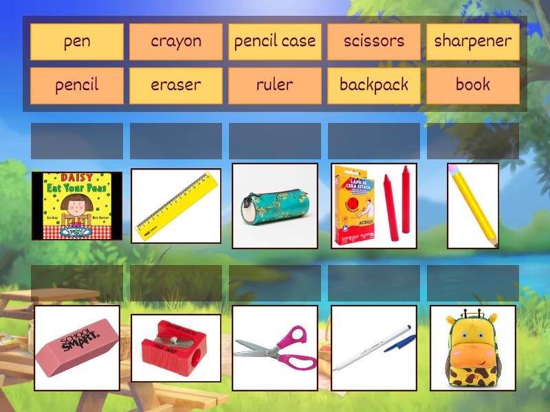 KIDS 1 | Unit 3 • School Objects [b] - Match up