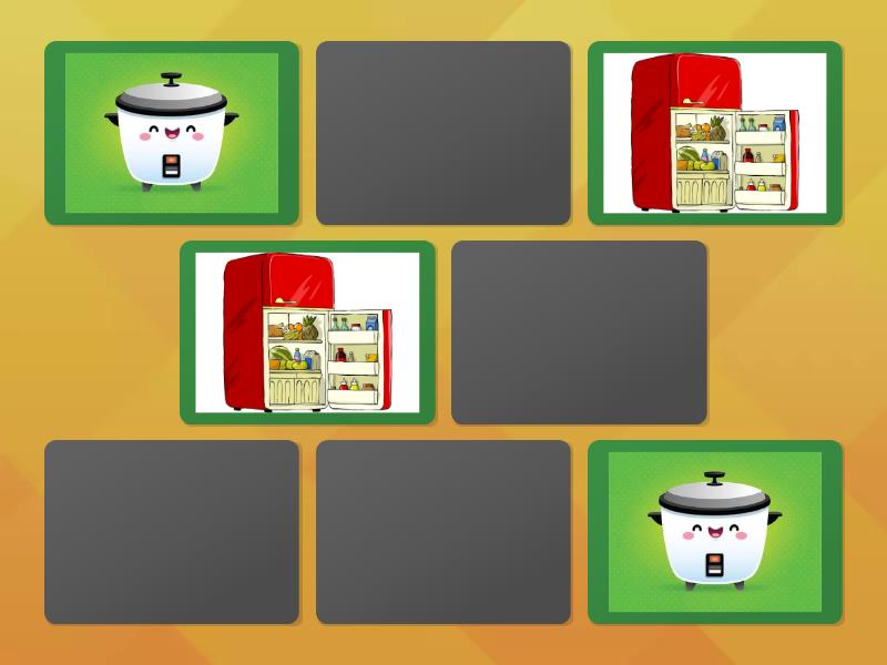 Pair Game Kitchen - Matching pairs