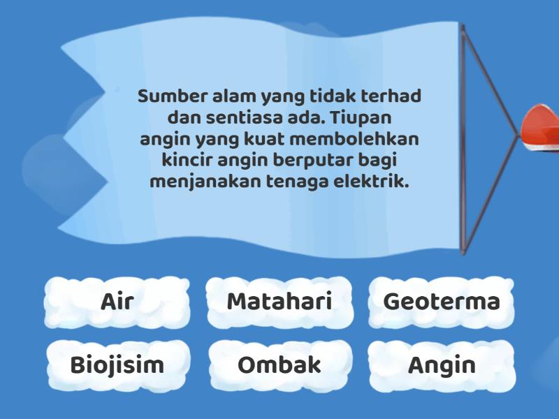 RBT TAHUN 5 UNIT 2 TENAGA BOLEH BAHARU - Find the match