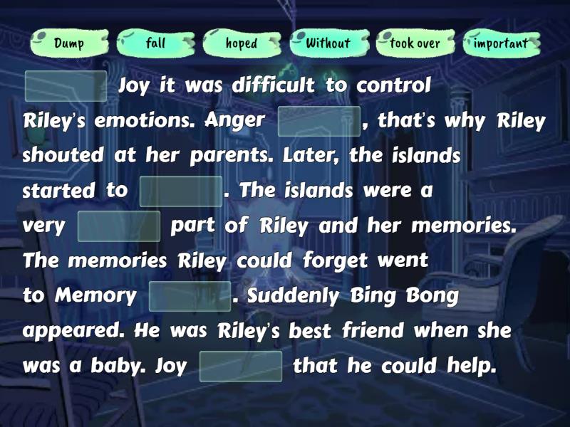 Inside Out Pages 10-11-12 - Missing word