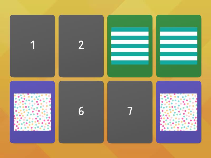 Patterns - Memory Game - Matching pairs