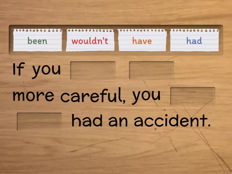 Third conditional - Missing word