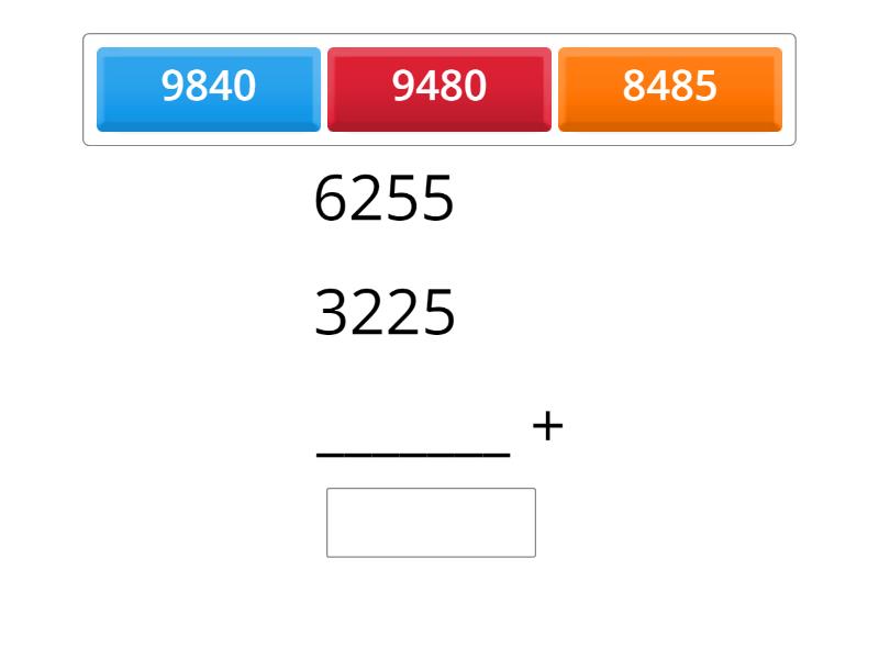 Hitunglah Penjumlahan Angka Ribuan di bawah ini! - Complete the sentence