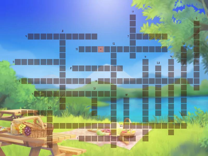 Hydrology Vocabulary - Crucigrama