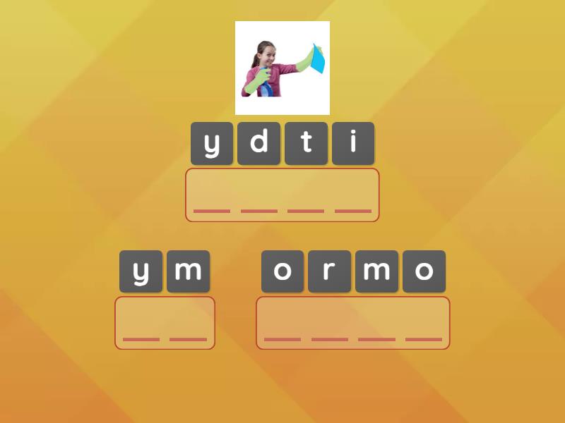 Smiles 2: Unit 8 - Actions - Anagram