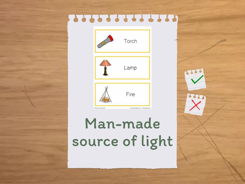 Light and Dark - Flash cards