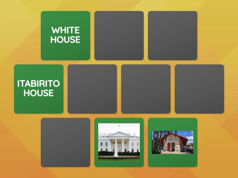 HOUSES - Matching pairs