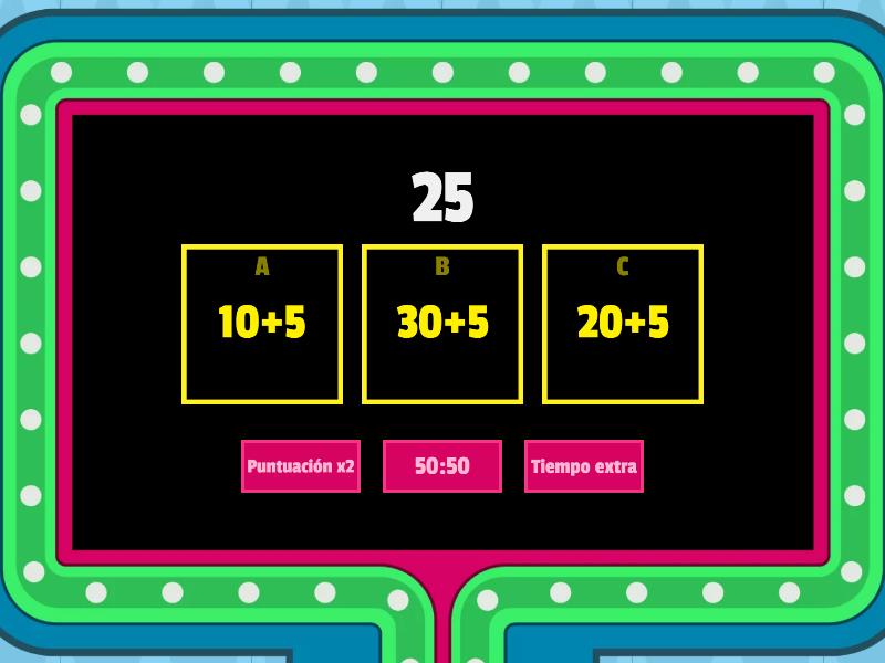 Numeración ¿Cuál es el correcto? 1er grado - Gameshow quiz