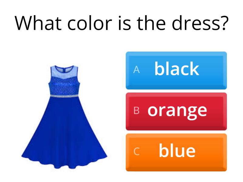 ESL50 - clothing and colors - Quiz