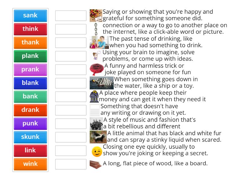 Week 22 4th Class - Match up