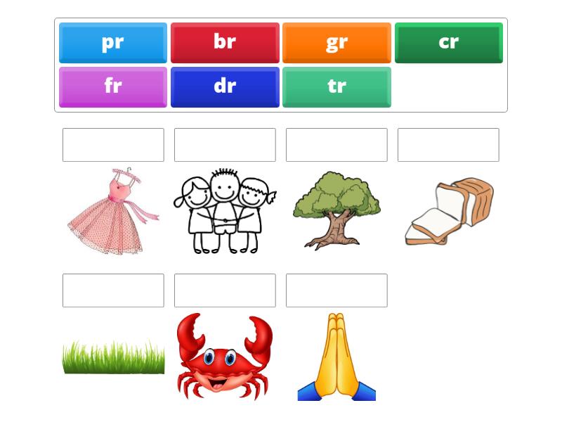 Matching Game with "R" blend - Match up