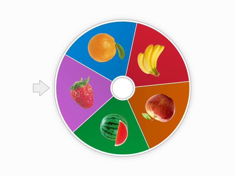 Frutas - Random wheel
