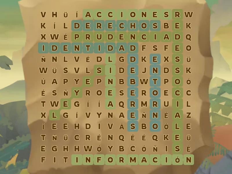 ciudadania digital - Sopa de letras