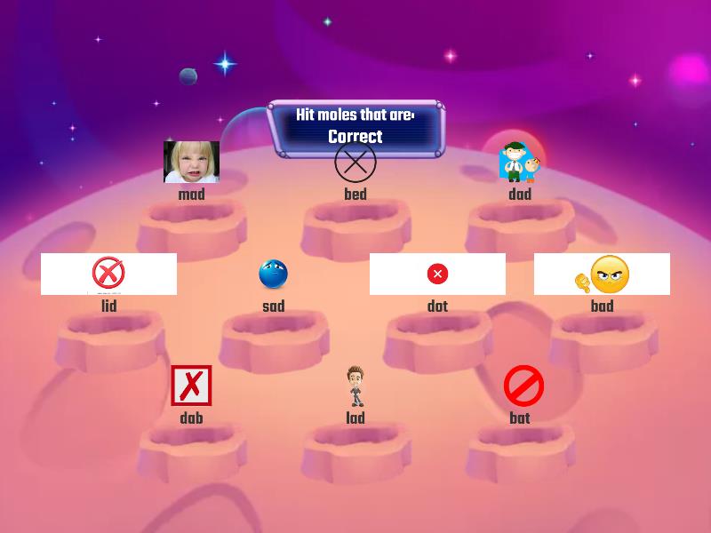 -ad Words - Whack-a-mole