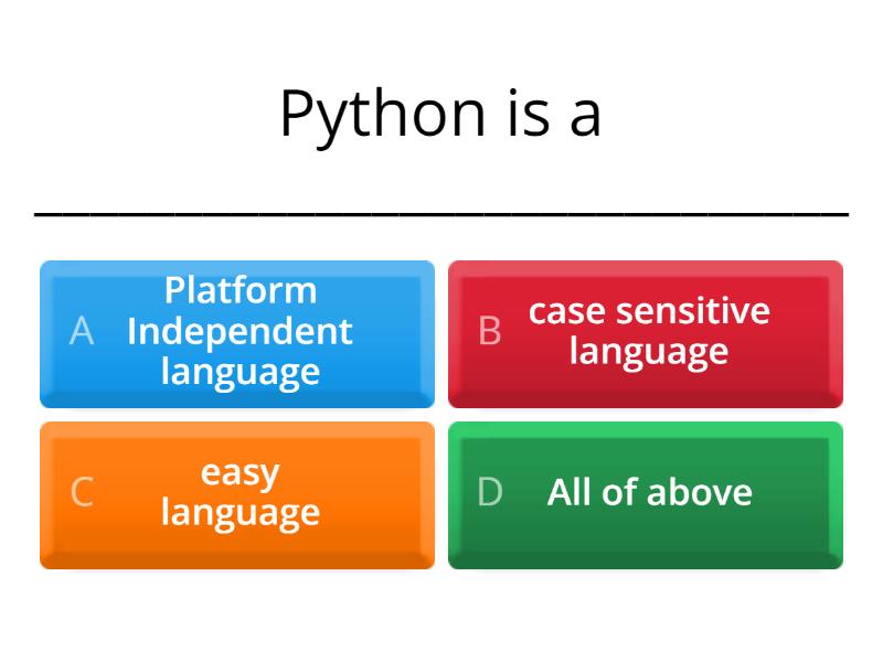 Python Quiz